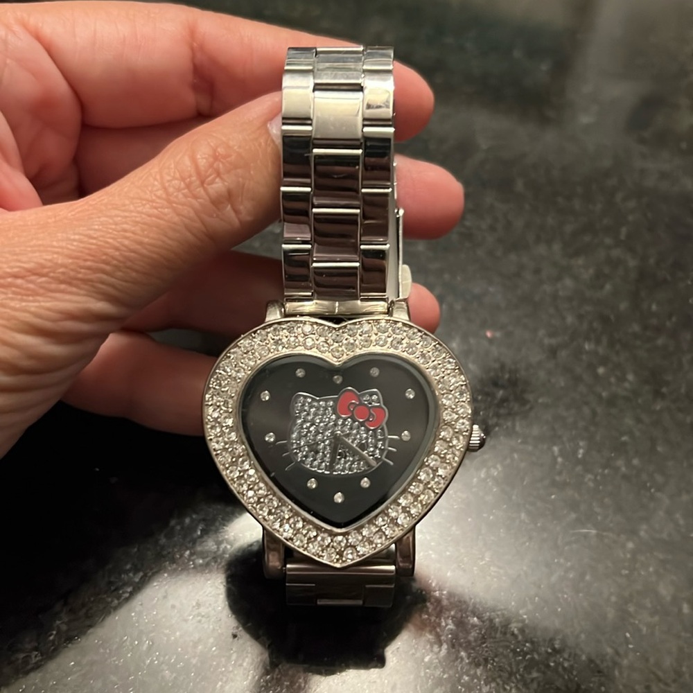 Hello Kitty Stainless Steel Watch - Gem
